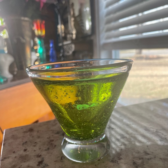 Pottery Barn | Dining | Pottery Barn Stemless Bubble Cosmo Glass 8oz ...